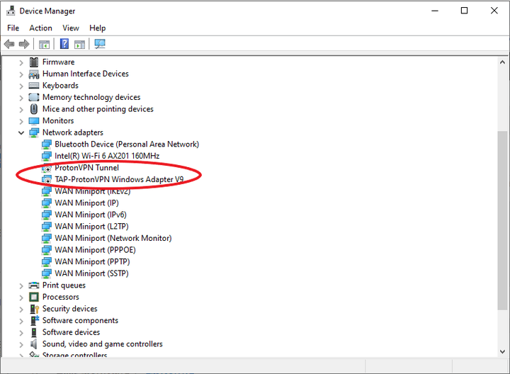 VPN Adapter Detected