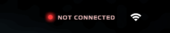 Connection Indicator Cycles Between "Connecting" and "Not Connected"